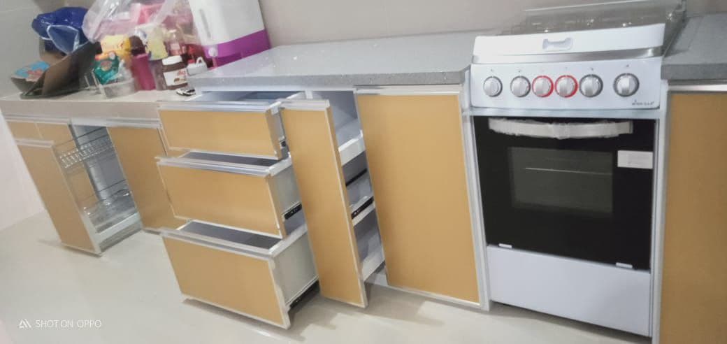 OLO Kitchen Aluminium - Jasa Kitchen Set Aluminium