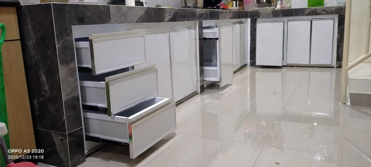OLO Kitchen Aluminium - Jasa Kitchen Set Aluminium